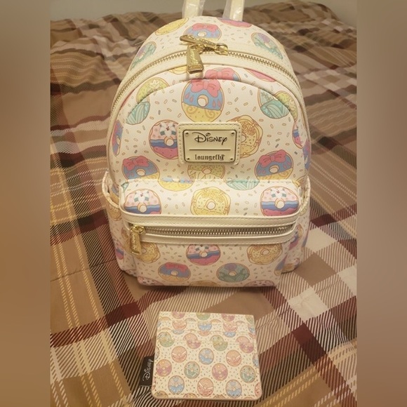 Loungefly | Bags | Princess Donuts Mini Backpack Cardholder | Poshmark